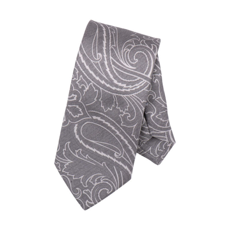 Cravate motif cachemire Maison Baylé - la-couture.com